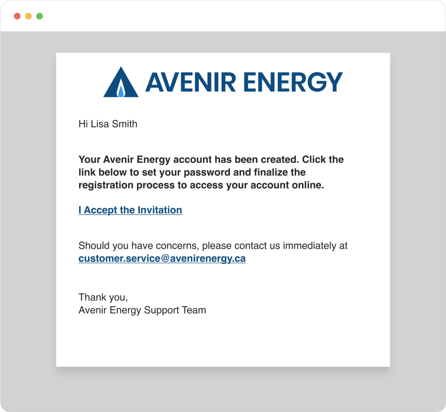 Manage Your Account Online – Avenir Energy