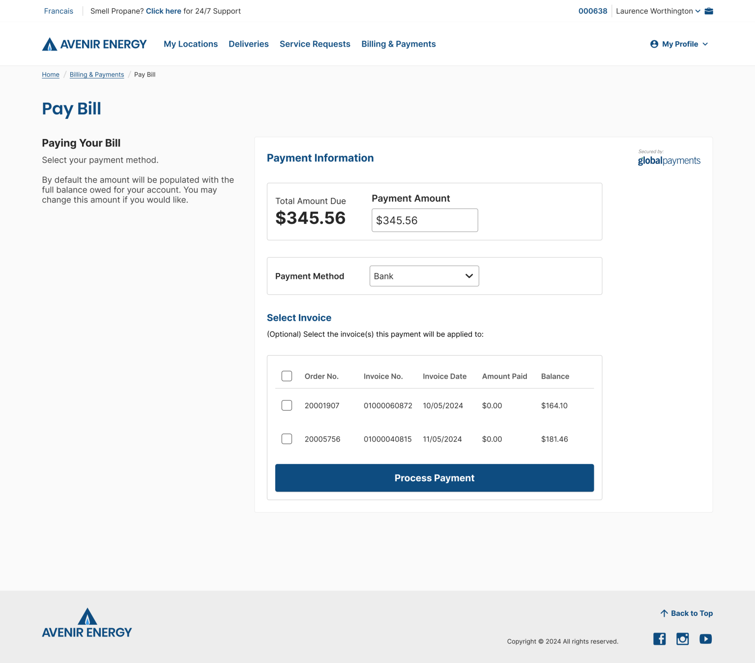 Manage Your Account Online – Avenir Energy